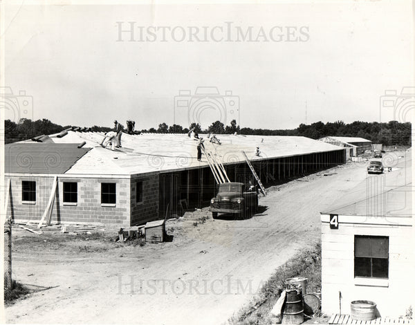 Hazel Park Race Track Horse Barn - Historic Images