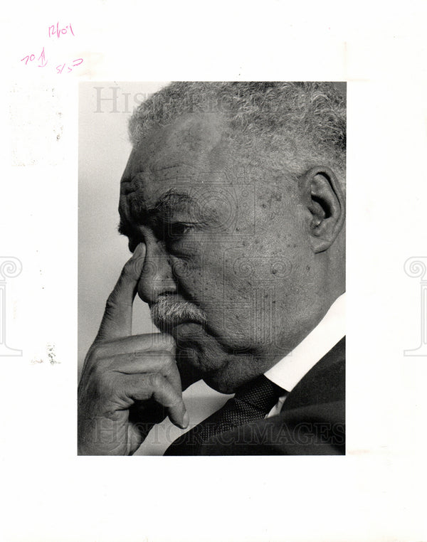 1988 Detroit Mayor Coleman Young - Historic Images
