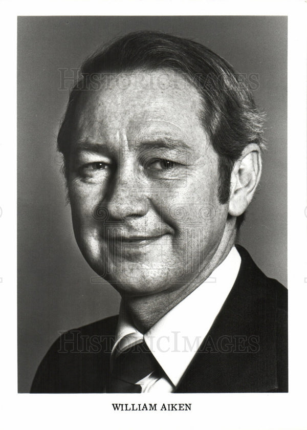 1981 William Aiken pioneering president - Historic Images