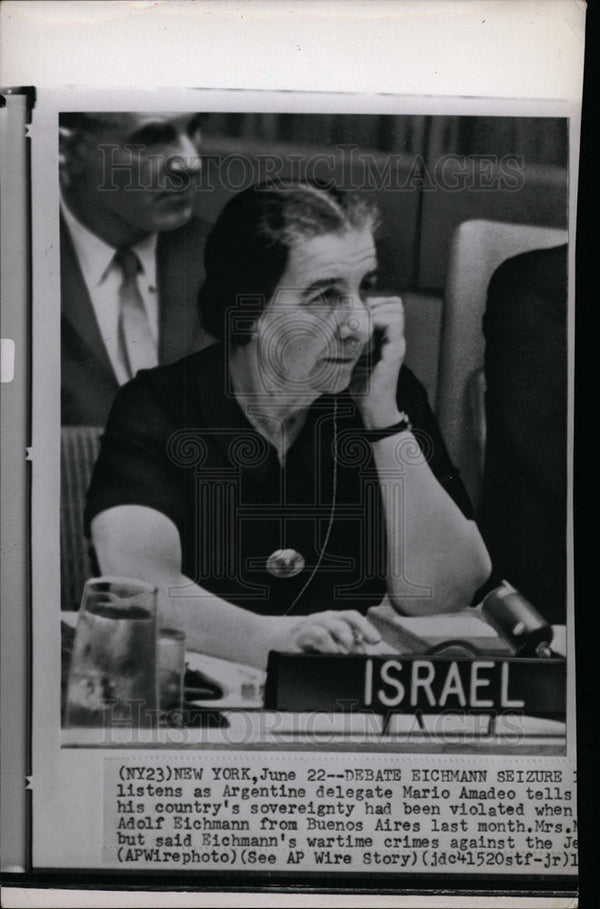 1960 Mario Amadeo Politician Eduardo Lonard - Historic Images