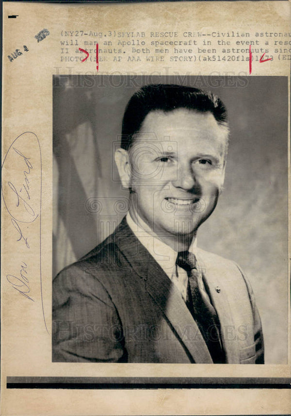 1973, Don Lind Apollo spacecraft Skylab - Historic Images