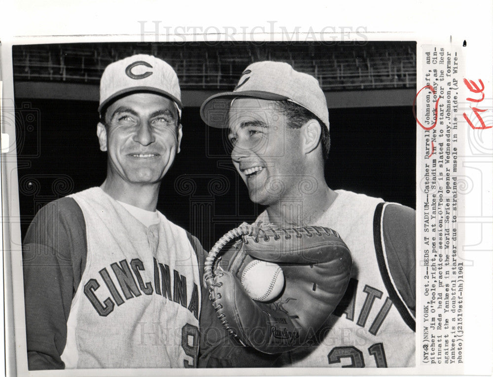 1962 Darrell Johnson Baseball Catcher - Historic Images