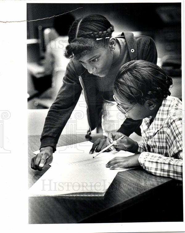 1981 Press Photo Tonya Leake ShaWn summers, Kally Bail - Historic Images