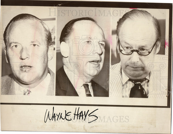 1976, Wayne Hays resigns representative - Historic Images
