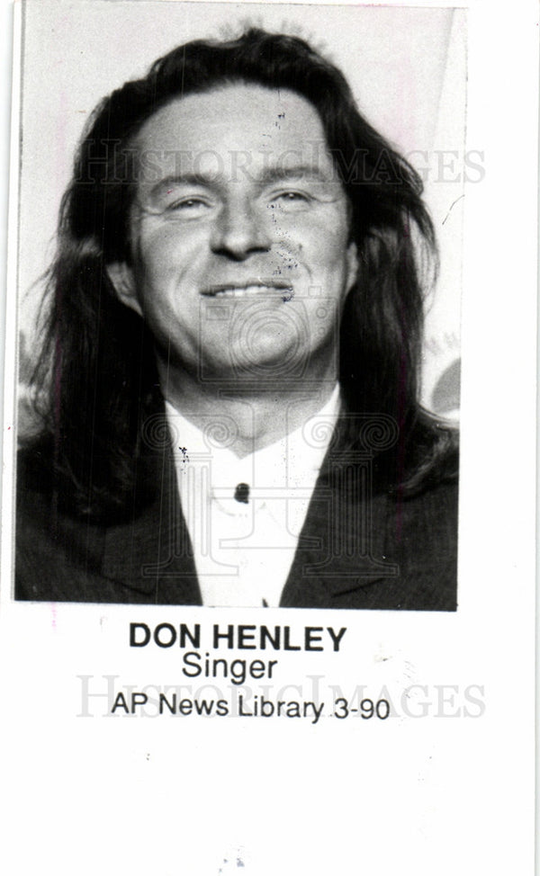 1990, Don Henley American musician - Historic Images