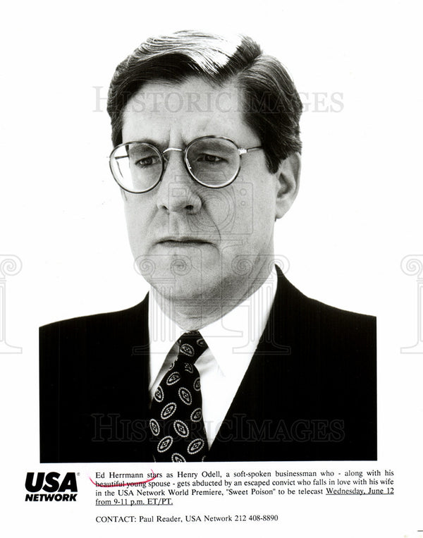 Press Photo Ed Hermann Henry Odell Usa Network - Historic Images