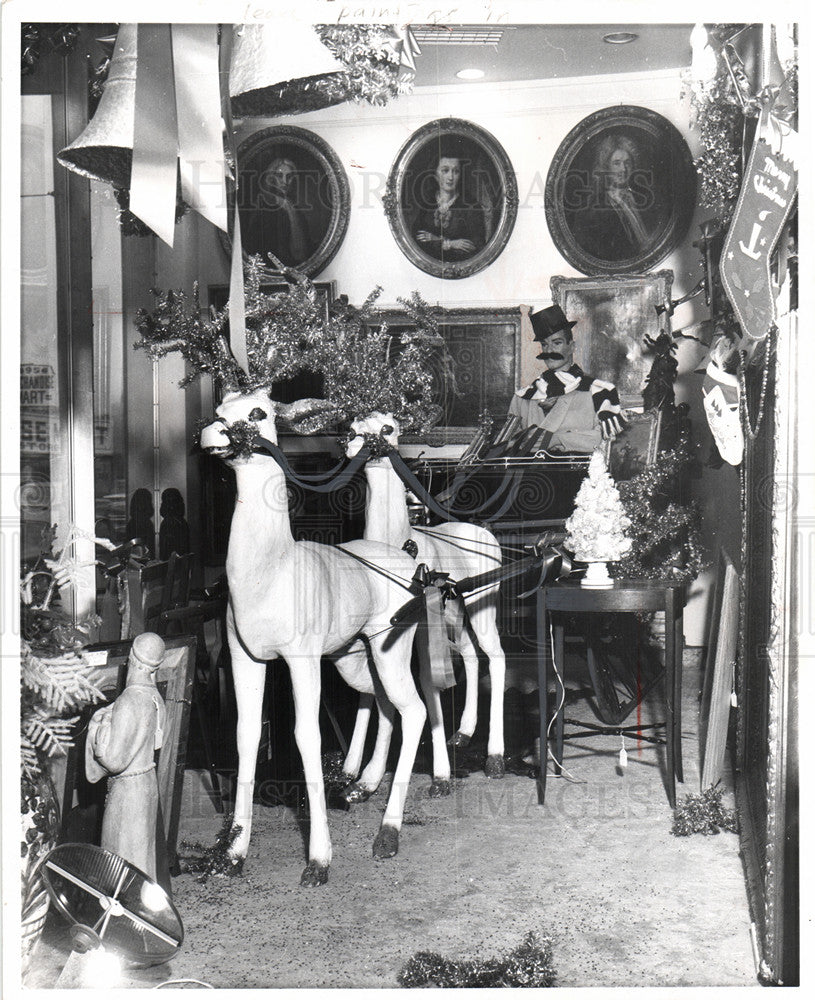 1966, Edward Hickey art Livernois display - Historic Images