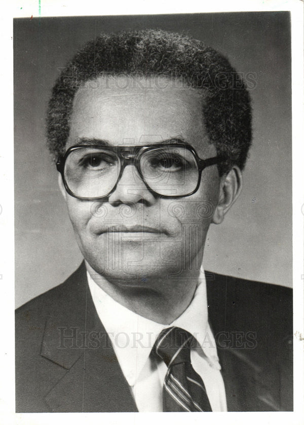 1984, Nicholas Hood Detroit Council Pastor - Historic Images