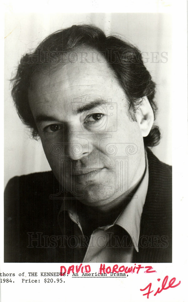 1986, David Horowitz Writer - Historic Images