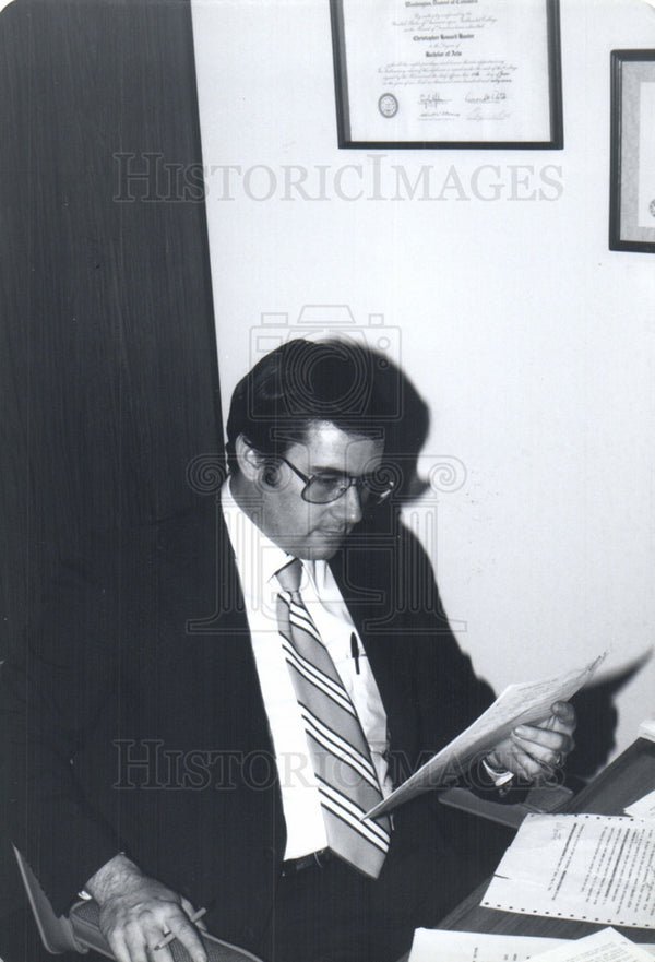 1982, Chris Hunter, actor - Historic Images