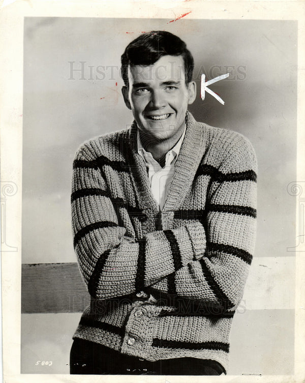 Press Photo Jim Hutton Actor Ellery Queen - Historic Images