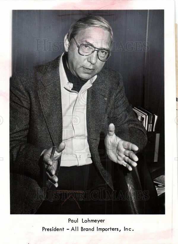 1980, Paul Lohmeyer, All Brand Importer Inc. - Historic Images