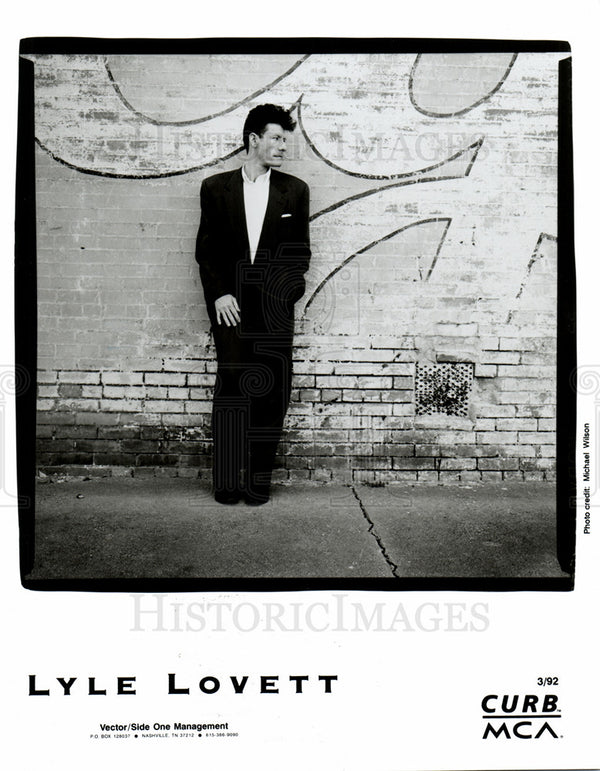 1994, Lyle Lovett, Actor, Singer - Historic Images
