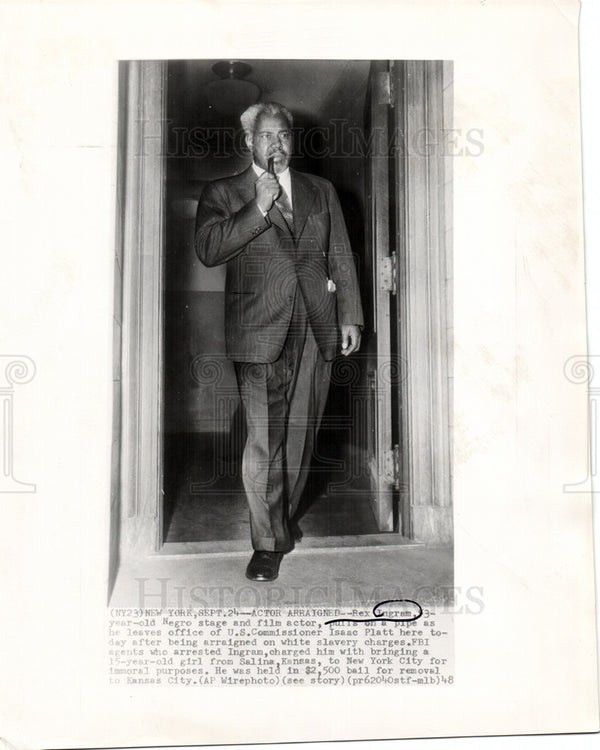 1948, Rex Ingram Negro Stage and Film Actor - Historic Images