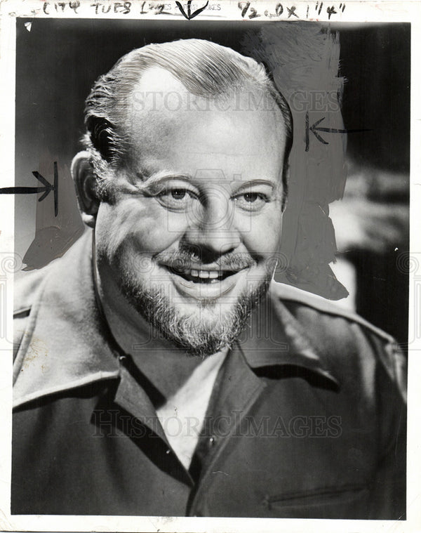 1957, Burl Ives actor writer singer TV film - Historic Images