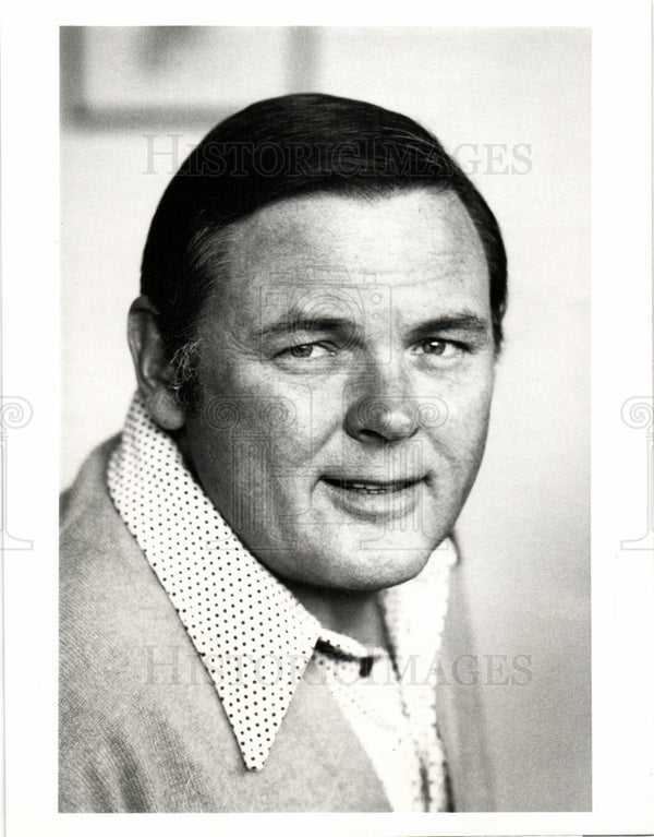 Press Photo Keith Jackson ABC sports commentator - Historic Images