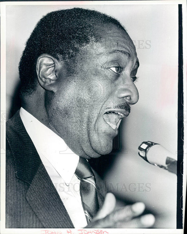 1986, John H. Johnson businessman publisher - Historic Images