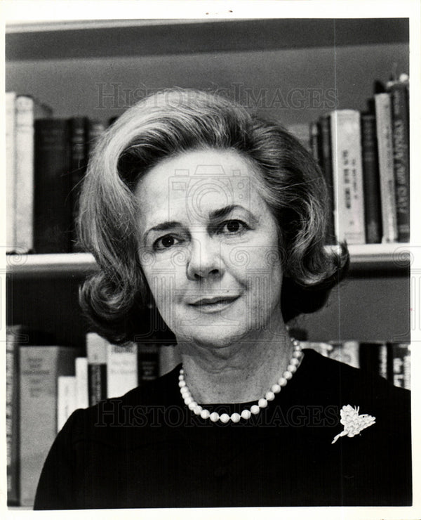 1973, Abigail McCarthy American writer - Historic Images