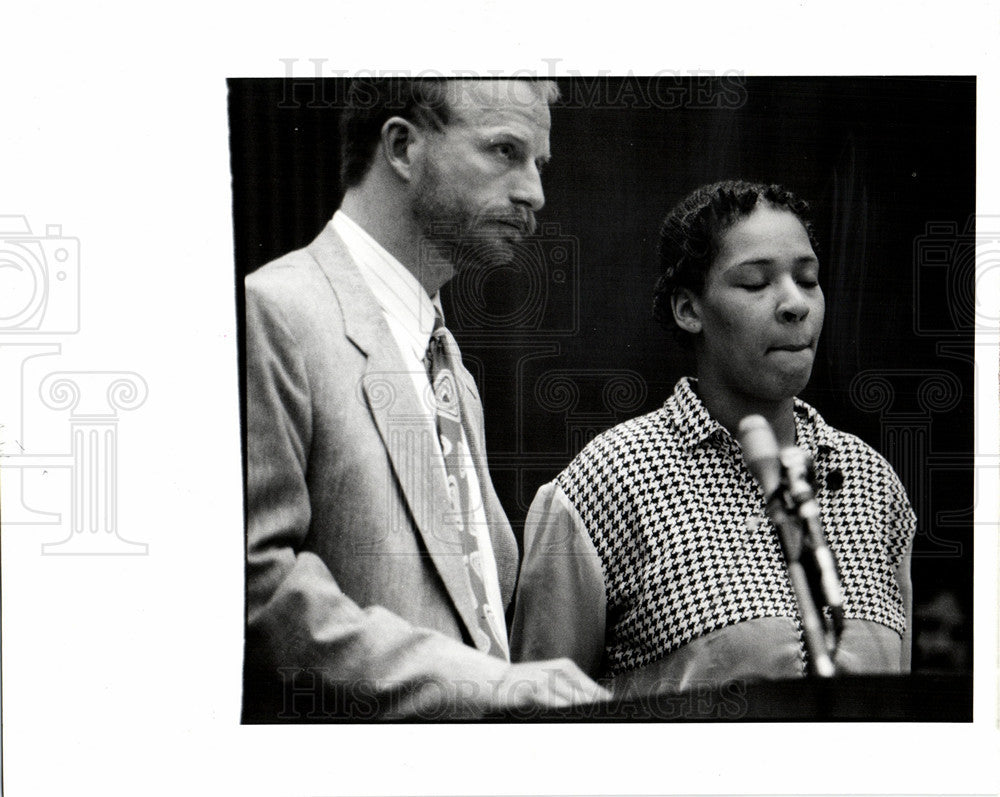 1991, Tangela McLemore Paul Seitz trial - Historic Images