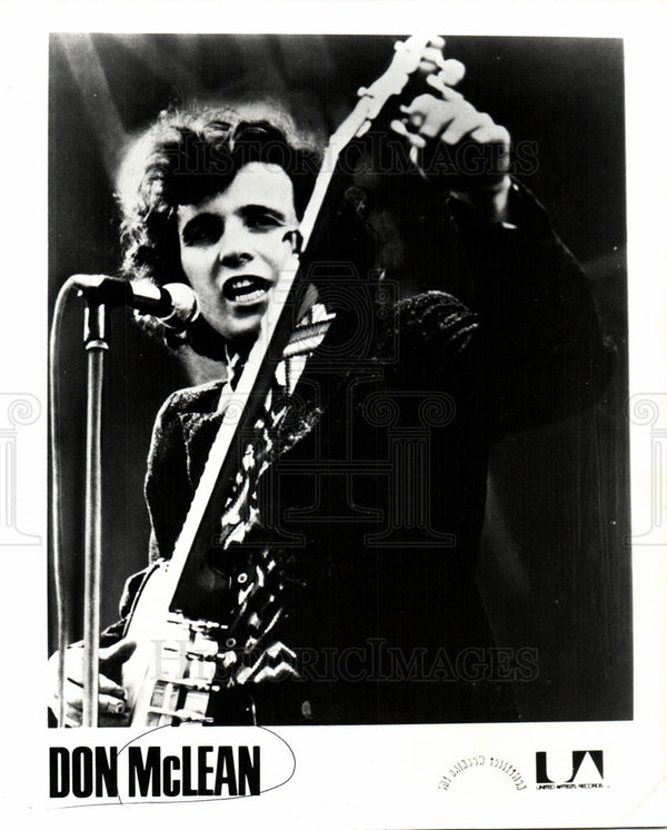 1974, Don McLean American singer-songwriter - Historic Images