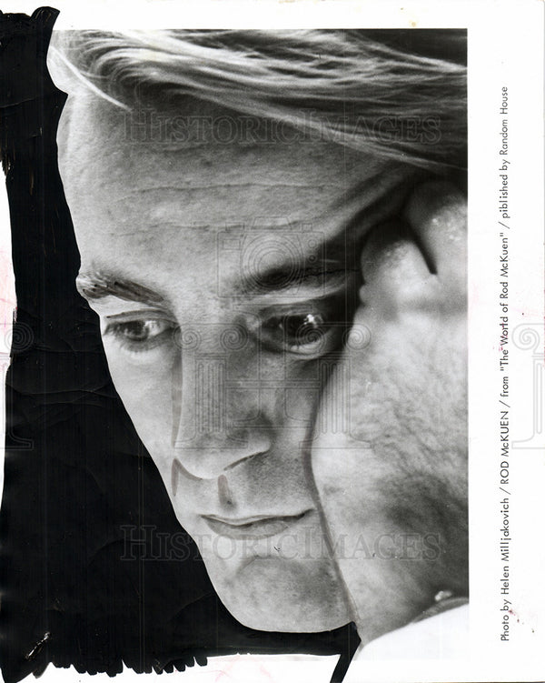 1969, Rod McKuen American poet composer - Historic Images