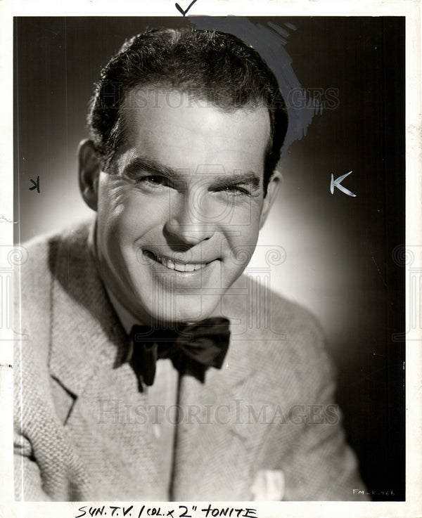 1952, Fred MacMurray Hollywood Actor - Historic Images
