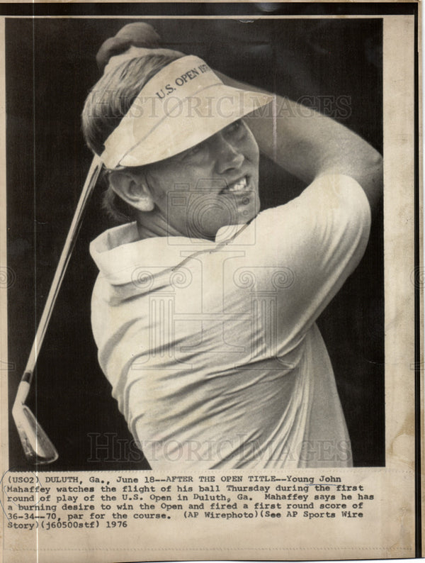 1976, John Drayton Mahaffey golfer - Historic Images