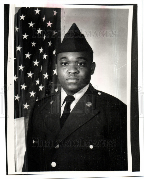 Press Photo PFC Orenthal Taylor Detroit - Historic Images