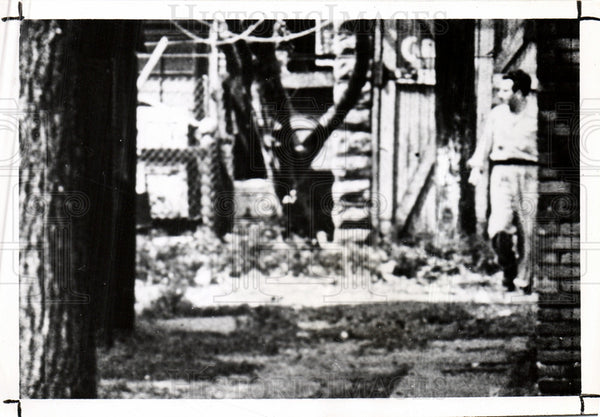 1951, Fragoulis enter the side door pay$2500 - Historic Images