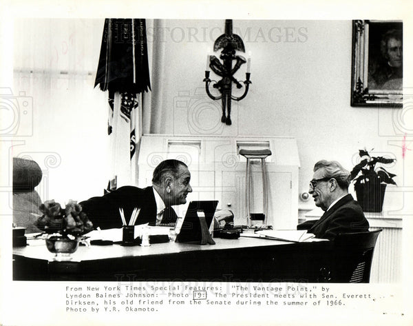 1974, Lynden Baines Johnson Everett - Historic Images