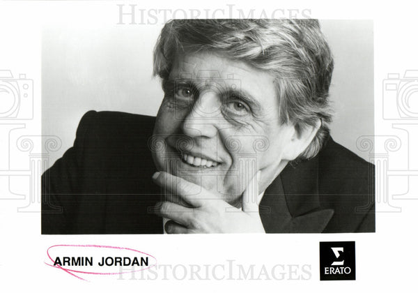 Press Photo Armin Jordan Swiss conductor - Historic Images
