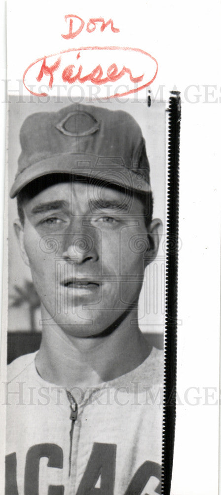 1957, Chicago Cub Don Kaiser - Historic Images