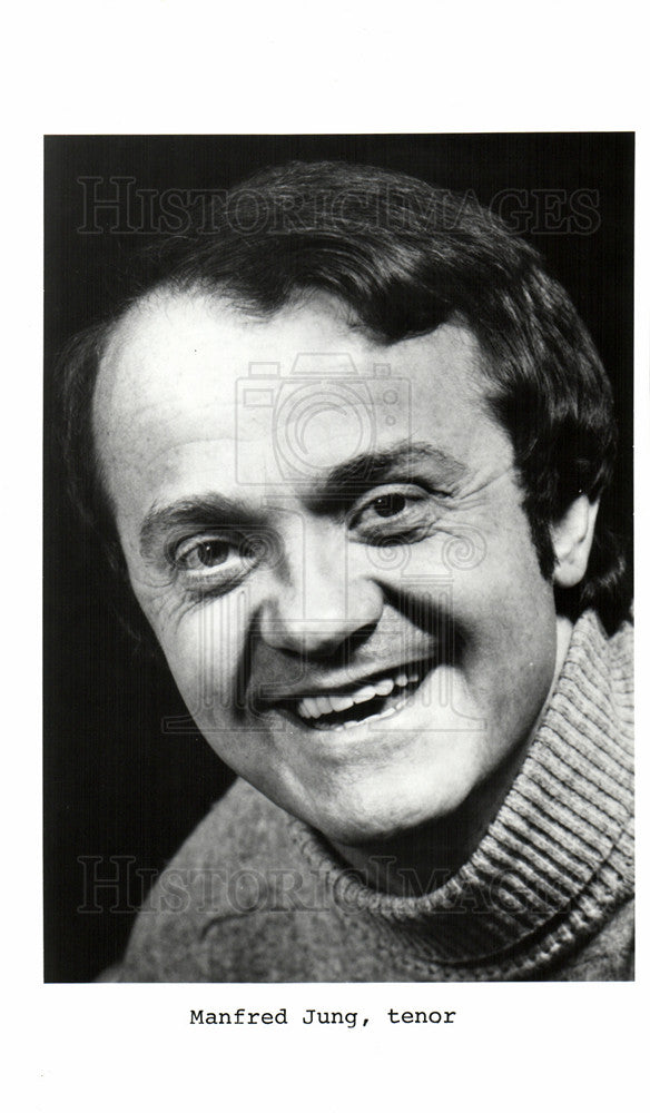 1983, Manfred Jung Operns?nger. - Historic Images