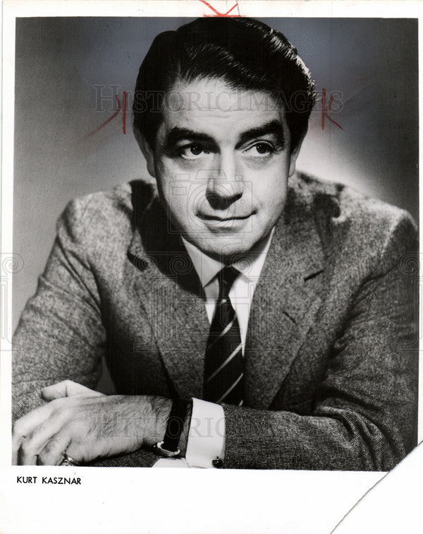 1963, Kurt Kasznar, television actor - Historic Images