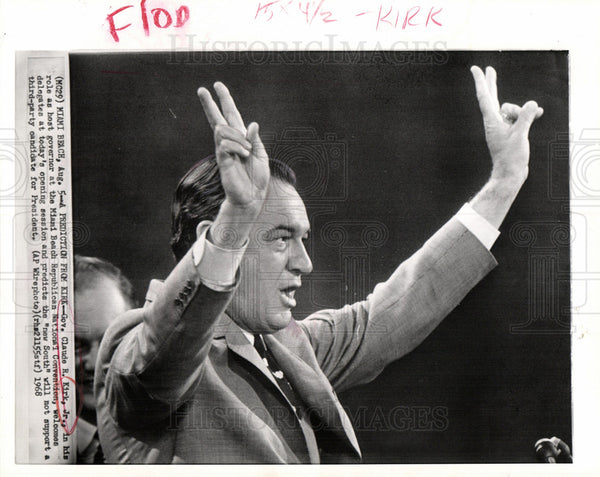 1968, Gov. Claude R. Kirk Jr GOP Convention - Historic Images