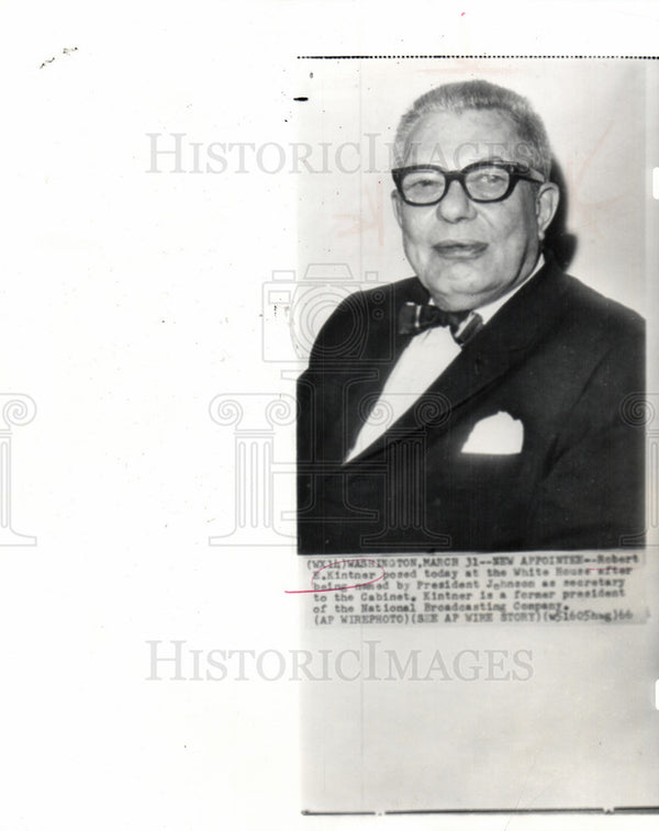 1966, Robert E. Kintner American Journalist - Historic Images