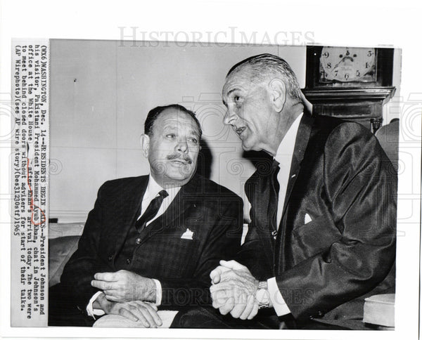 1965, Mohammed Ayub Khan president - Historic Images
