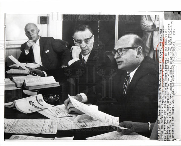 1960, Dr. Eugene C Keyes Russell Searl - Historic Images