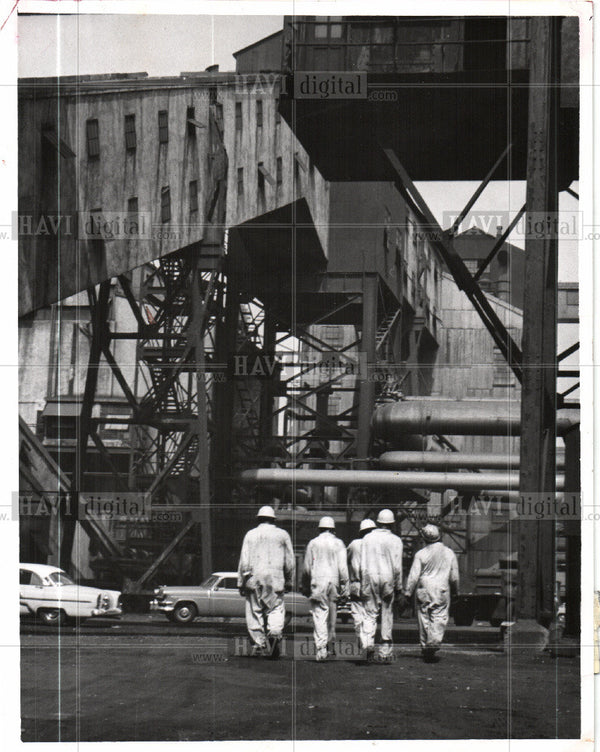 Steel worker strike scabs manufacture 1959 Vintage Photo Print ...
