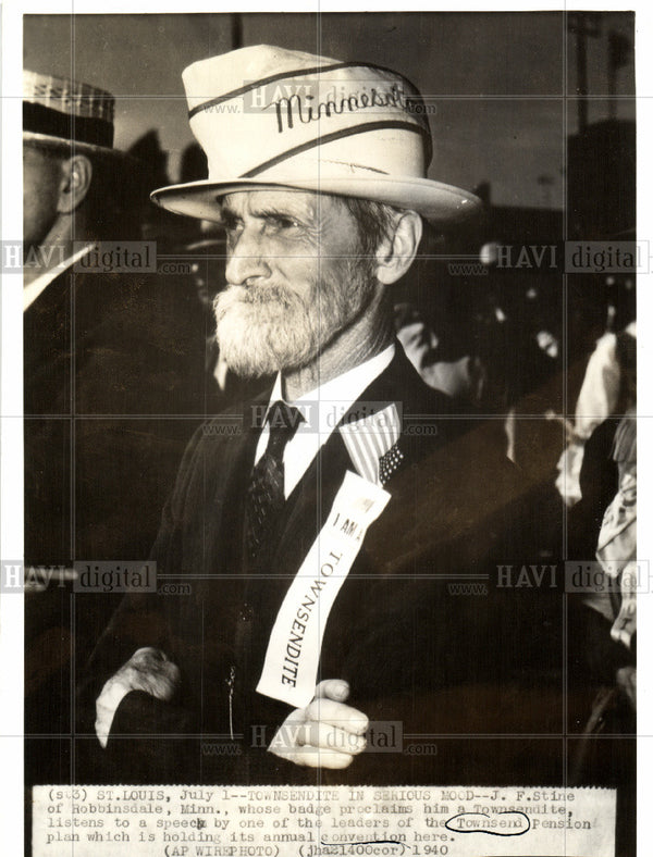 Townsend Pension plan, Convention 1940 Vintage Photo Print - Historic ...
