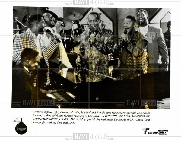 The Winans CARVIN MARVIN MICHAEL 1994 Vintage Photo Print - Historic Images