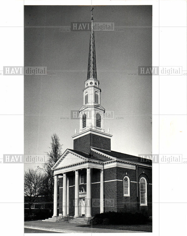 The Bushnell Congregational Church. 1983 Vintage Photo Print - Historic ...