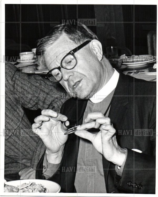 James A. Pike Episcopal bishop author 1967 Vintage Photo Print ...