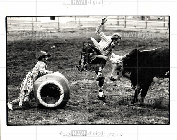 Free World Championship Pro Rodeo 1990 Vintage Photo Print - Historic ...