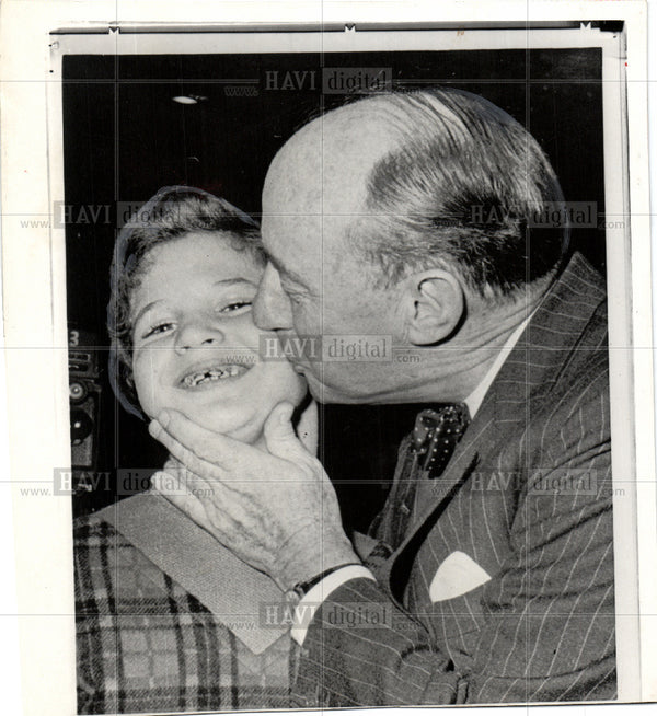 Adlai Stevenson UN Debra Sable 1961 Vintage Photo Print - Historic Images