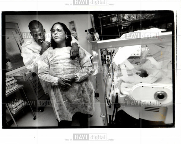 Hutzel Hospital 1992 Vintage Photo Print - Historic Images