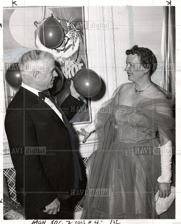 Mr & Mrs Jay D. Runkle Party 1953 Vintage Photo Print - Historic Images