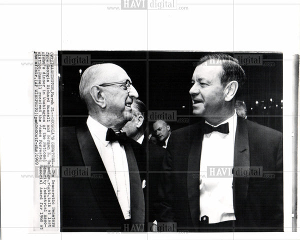 Richard Russell Herman Talmadge award 1969 Vintage Photo Print ...