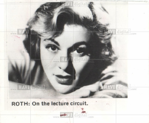 Lillian Roth Actress 1976 Vintage Photo Print - Historic Images