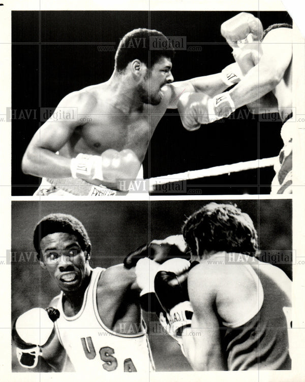 Leon Spinks boxer heavyweight champion 1978 Vintage Photo Print ...